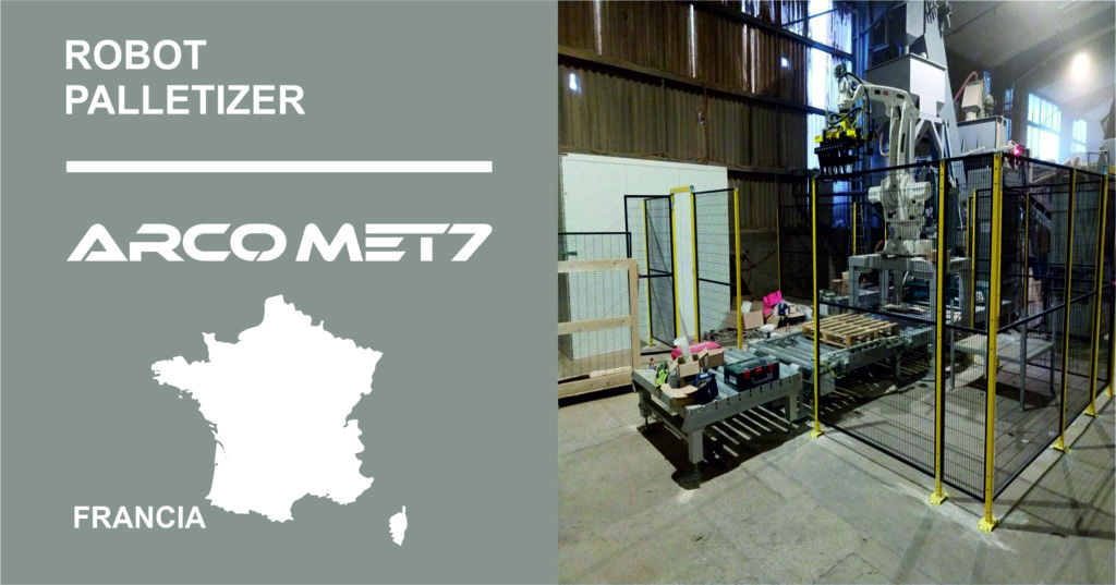 A PALLETIZING ROBOT INSTALLED IN FRANCE - ARCO MET7