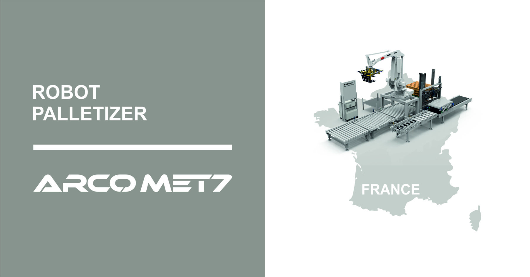 A PALLETIZING ROBOT INSTALLED IN FRANCE - ARCO MET7